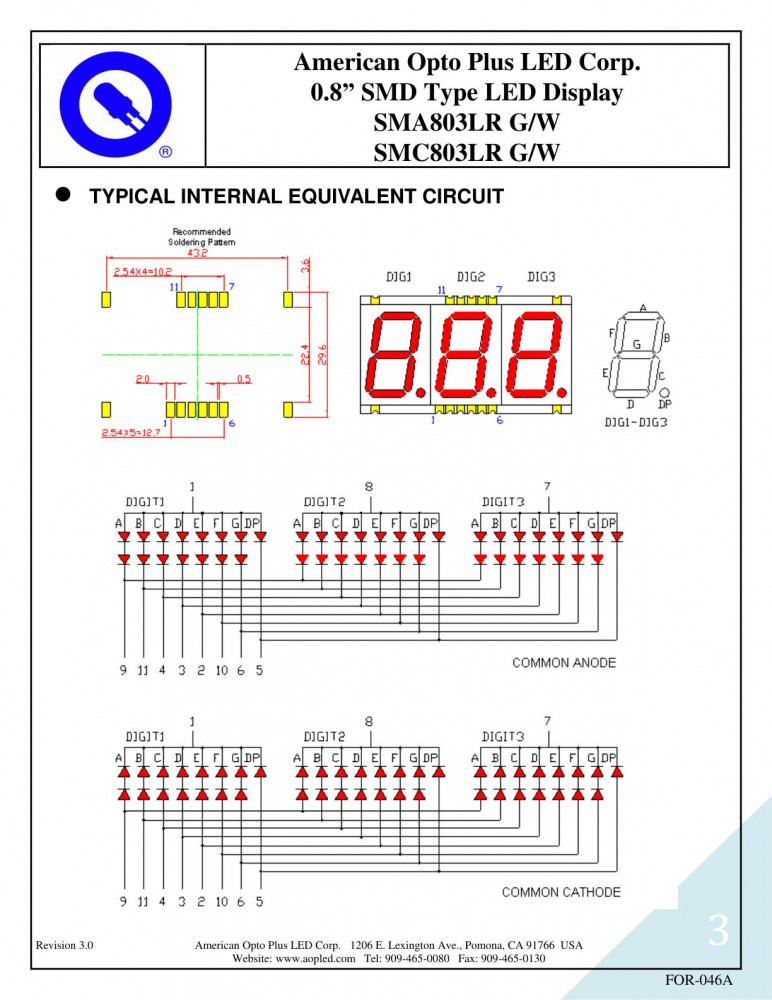 SMC803LR datasheet page 3