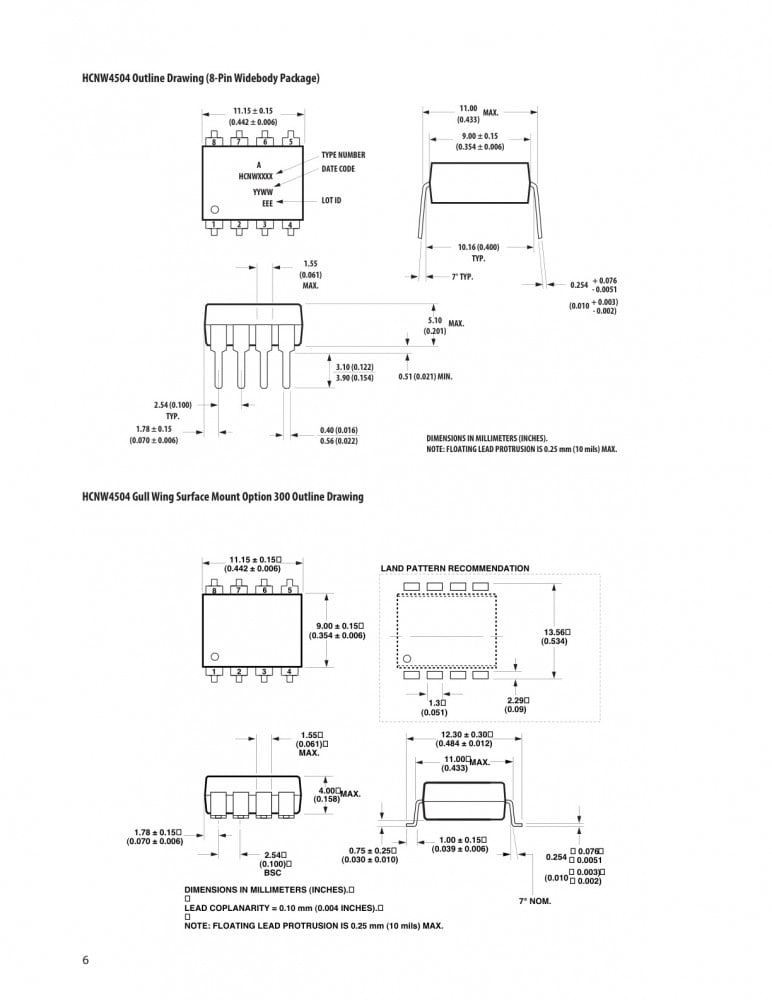 HCPL-4504 datasheet page 6