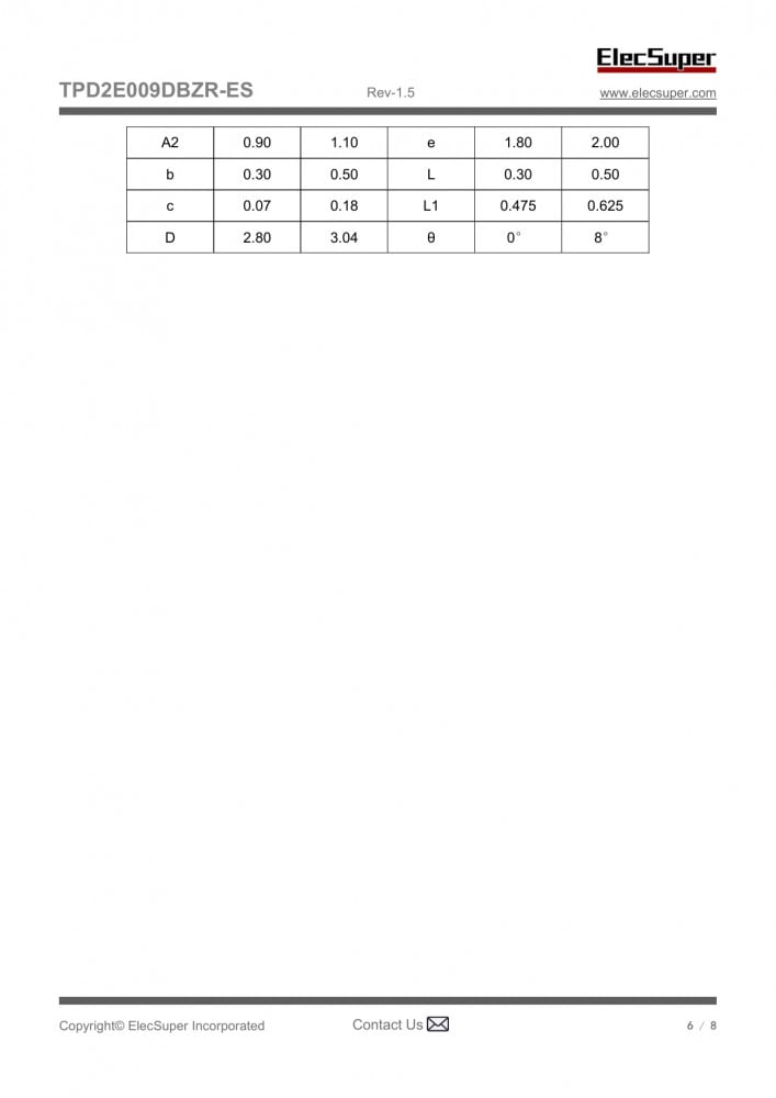 TPD2E009DBZR-ES datasheet page 6