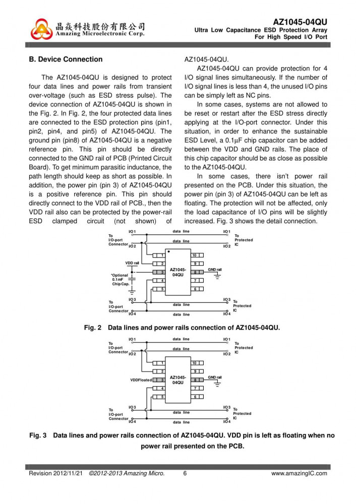 AZ1045-04QU datasheet page 6