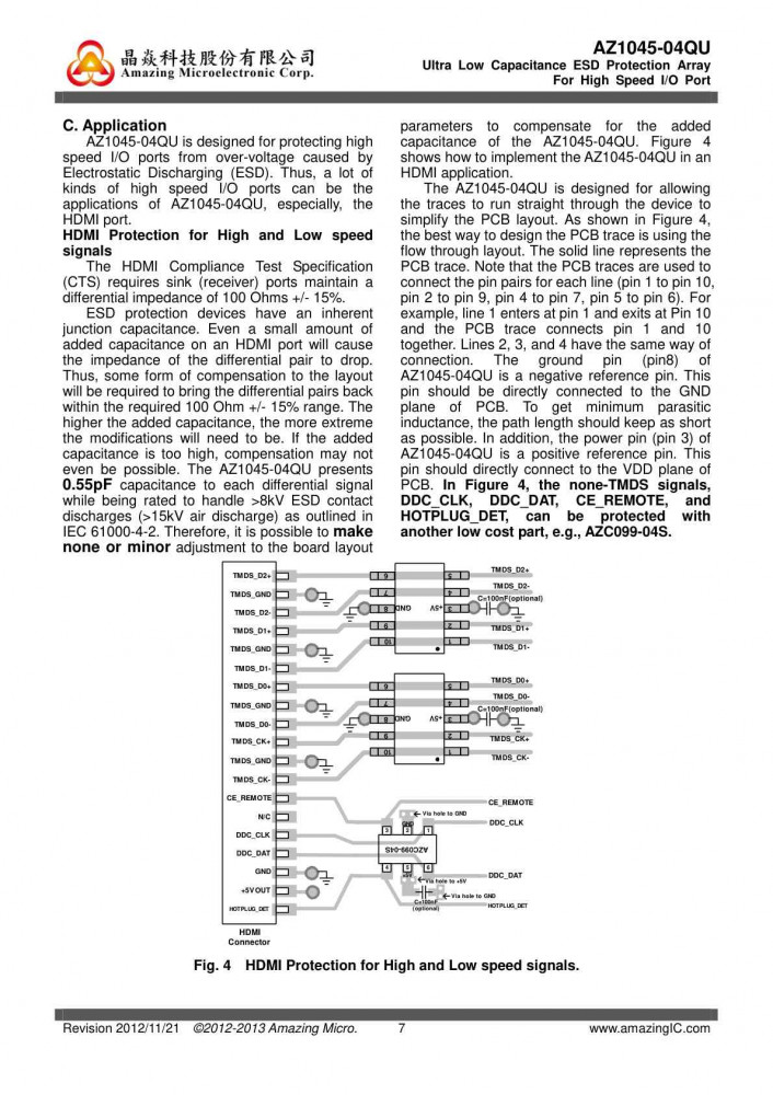 AZ1045-04QU datasheet page 7