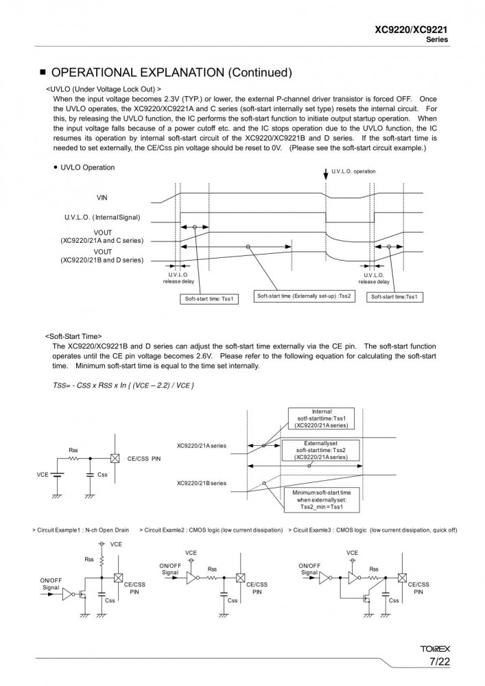 XC9220D093MR-G datasheet page 7