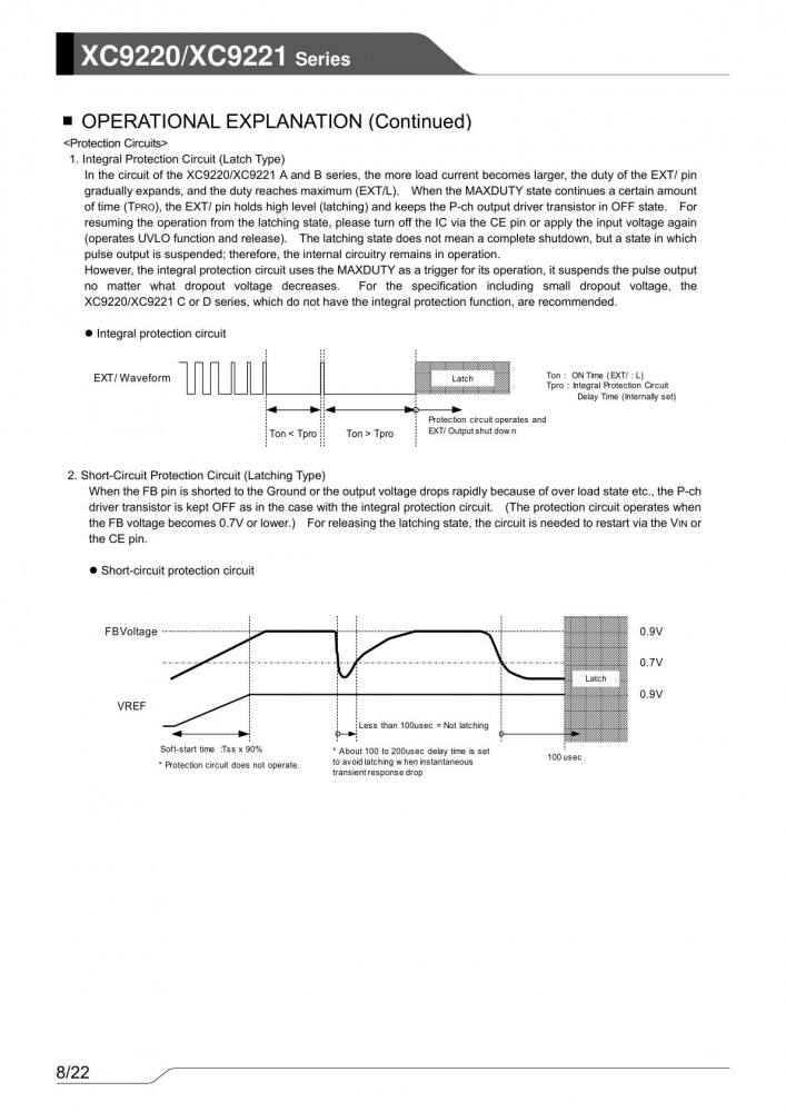 XC9220D093MR-G datasheet page 8