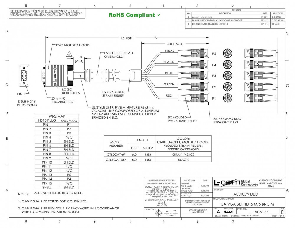 CTL5CAT-6F technical document preview