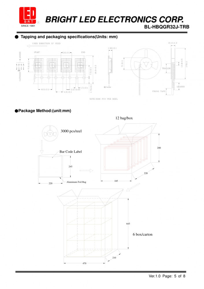 BL-HBQGR32J-TRB datasheet page 5