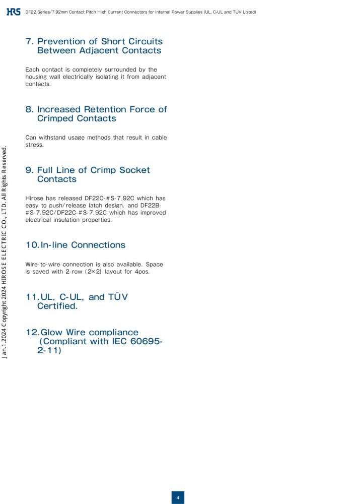 HRS DF22 series datasheet page 4