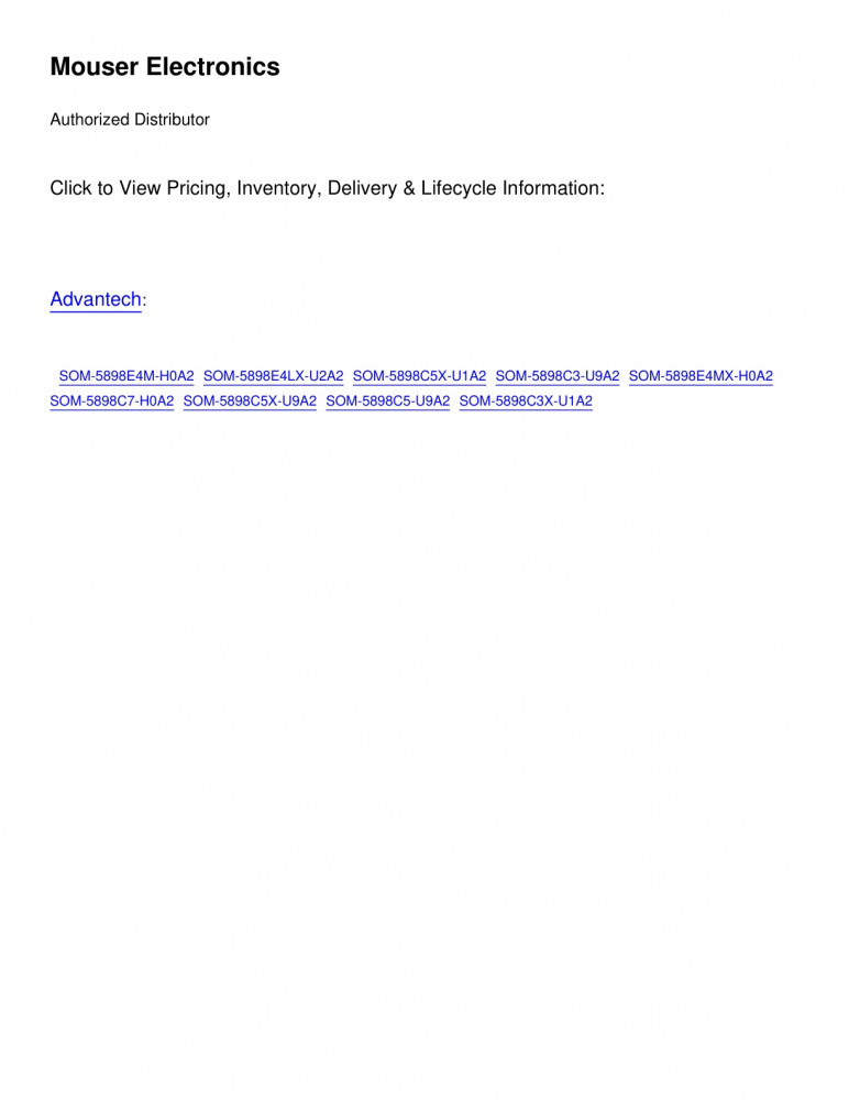 SOM-5898C7-H0A2 technical document page 3