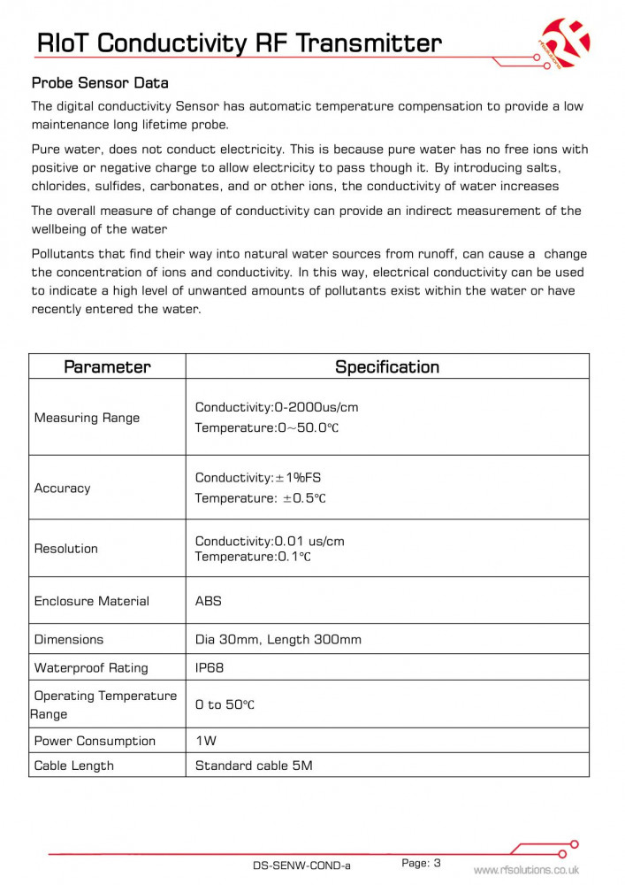 SENW-COND-8T1 documentation page 3