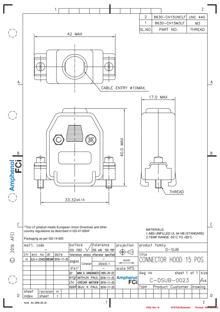 8630CH15UNCLF technical document preview