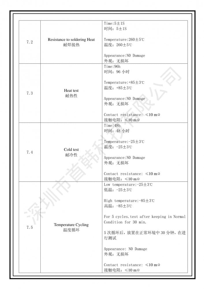 2.0-5P LT specification page 4