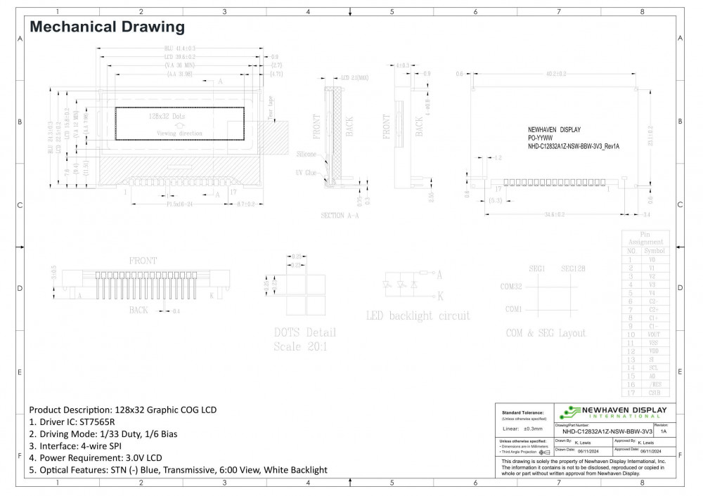 NHD-C12832A1Z-NSW-BBW-3V3 document page 4