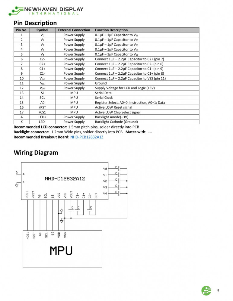 NHD-C12832A1Z-NSW-BBW-3V3 document page 6