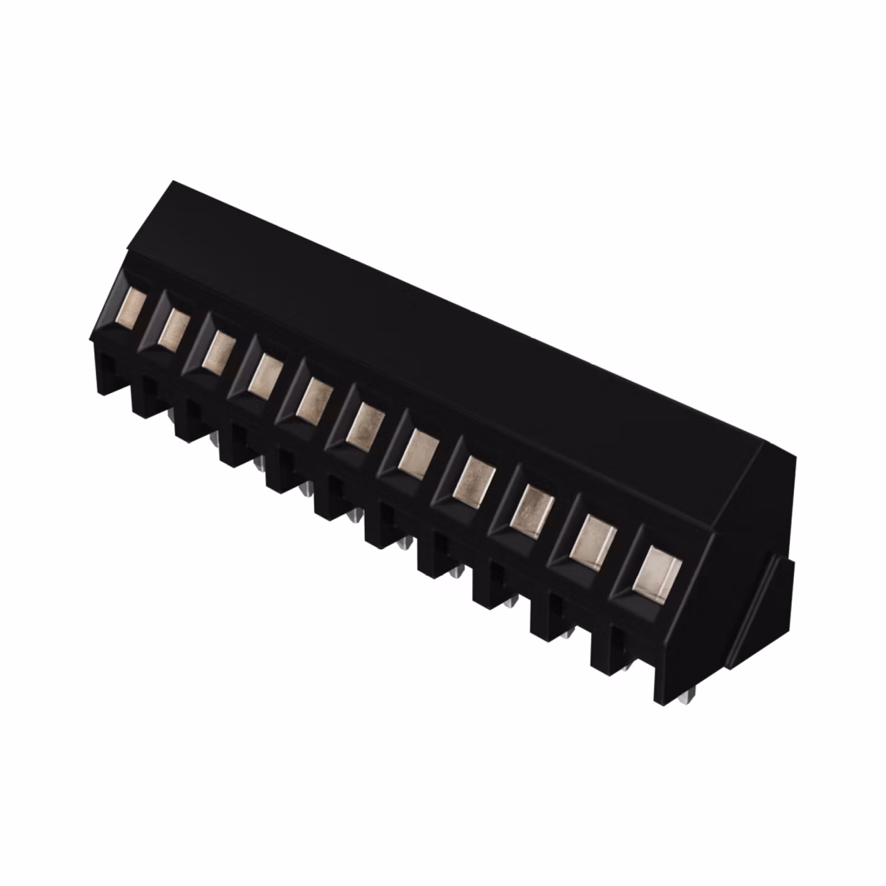 5.08mm Pitch Beau Eurostyle Low Profile, Fixed Block, 35° Wire Entry, Modular, 11 Circuits for sale