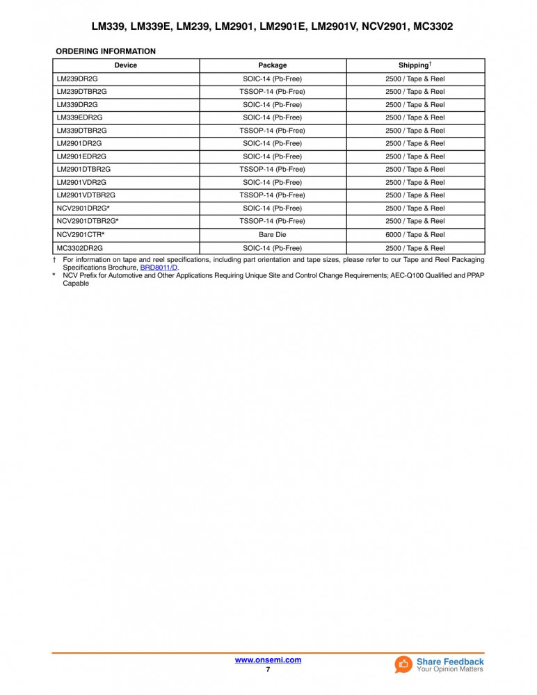 LM339 datasheet page preview 7