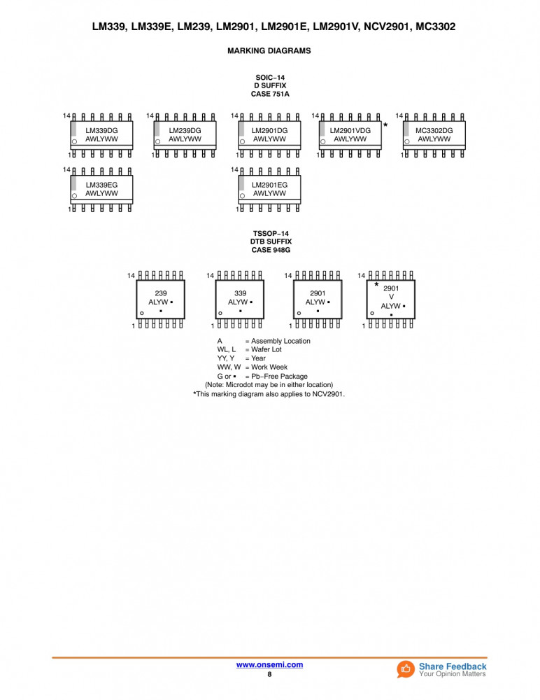 LM339 datasheet page preview 8