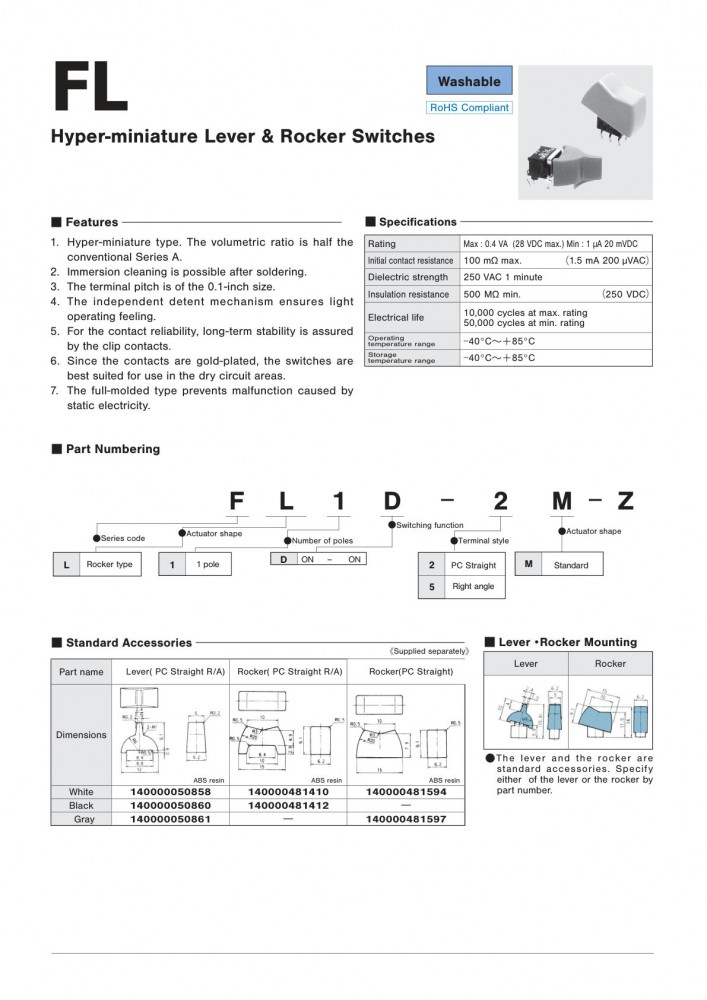 FL1D-5M-Z technical document, page 1