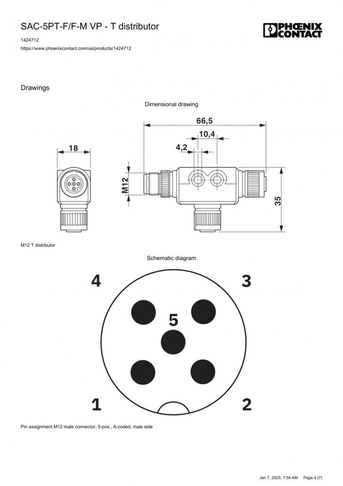 Phoenix Contact 1424712 technical document page 4