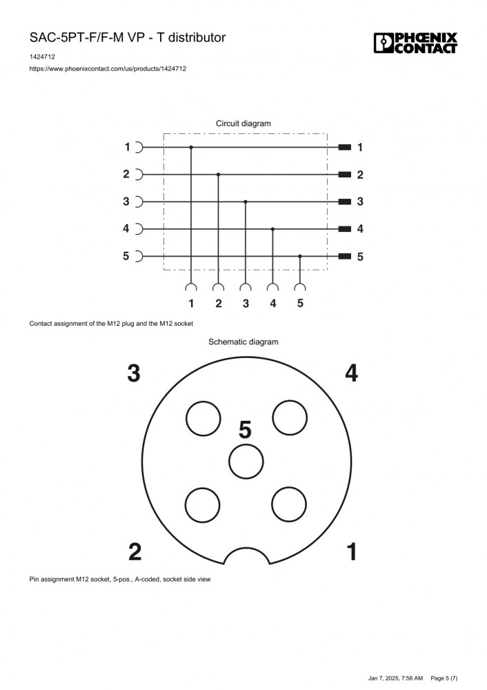 Phoenix Contact 1424712 technical document page 5