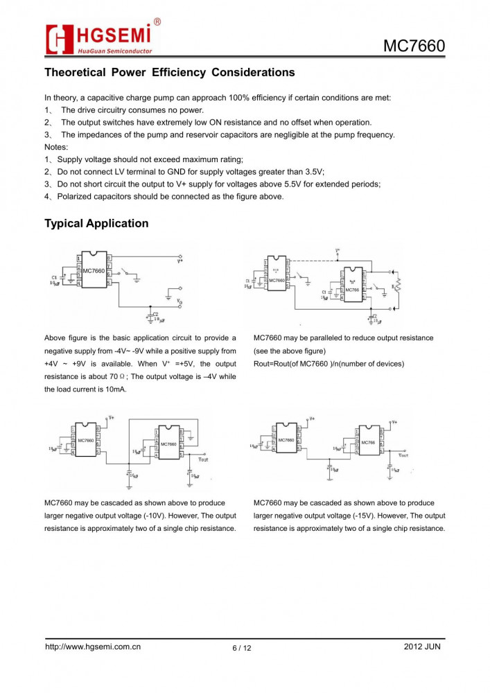 MC7660 datasheet page 6
