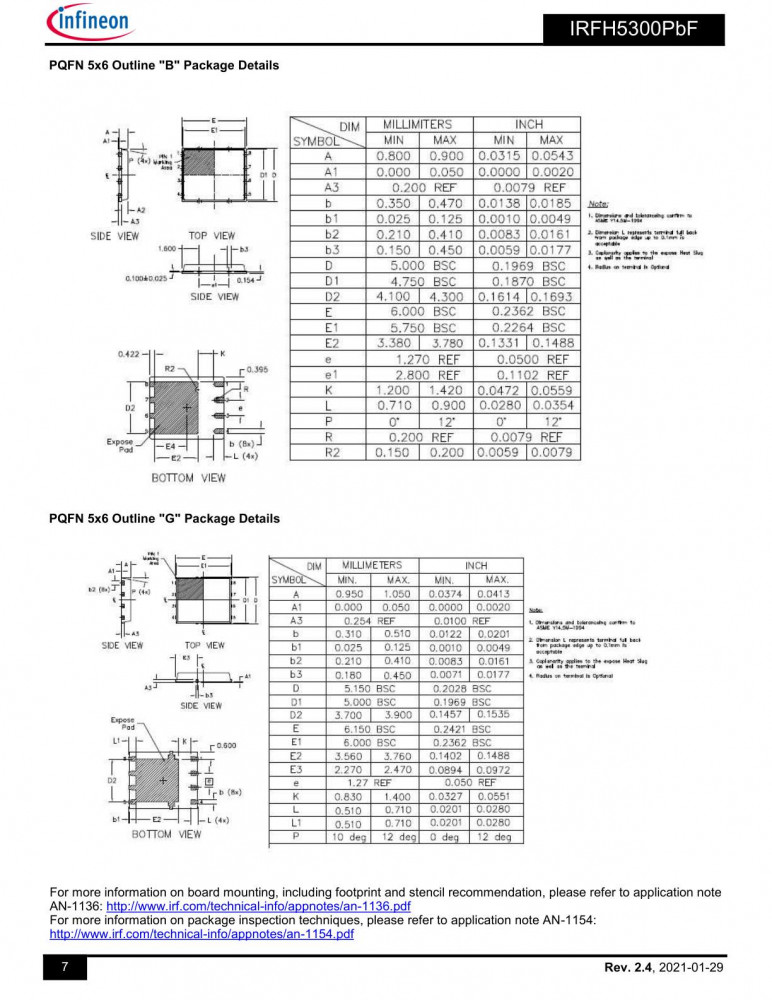 IRFH5300TRPBF datasheet page 7