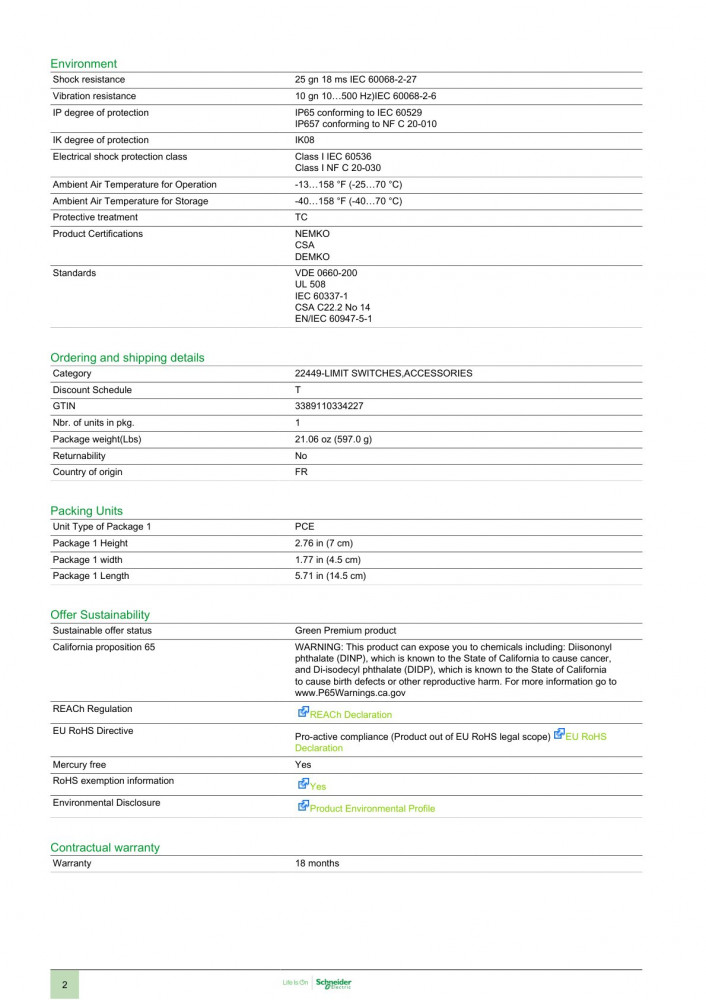 XC2JC101 technical document page 2