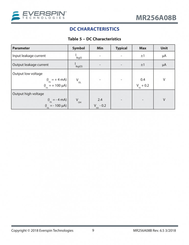 MR256A08BCSO35R datasheet page 9