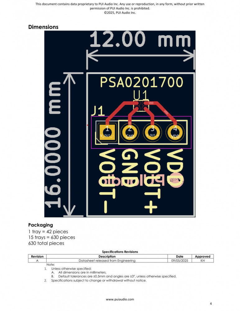 PSA0201700-EB datasheet page 4