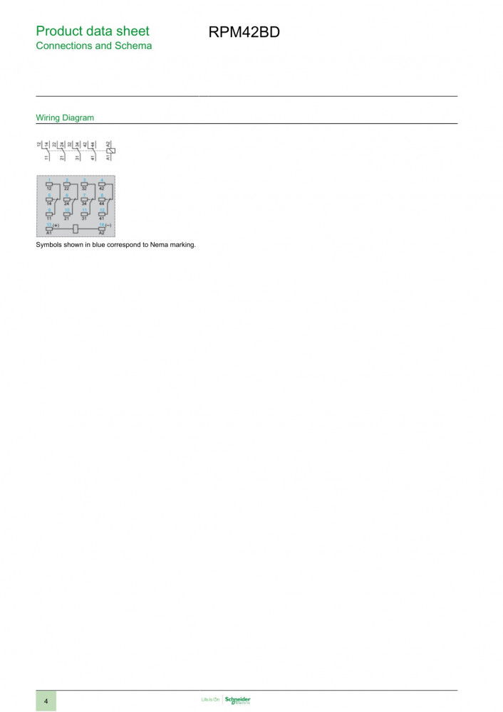 RPM42BD technical document page 4