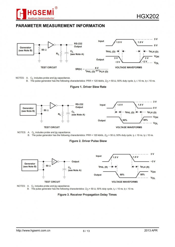 HGX202EIN datasheet page 6