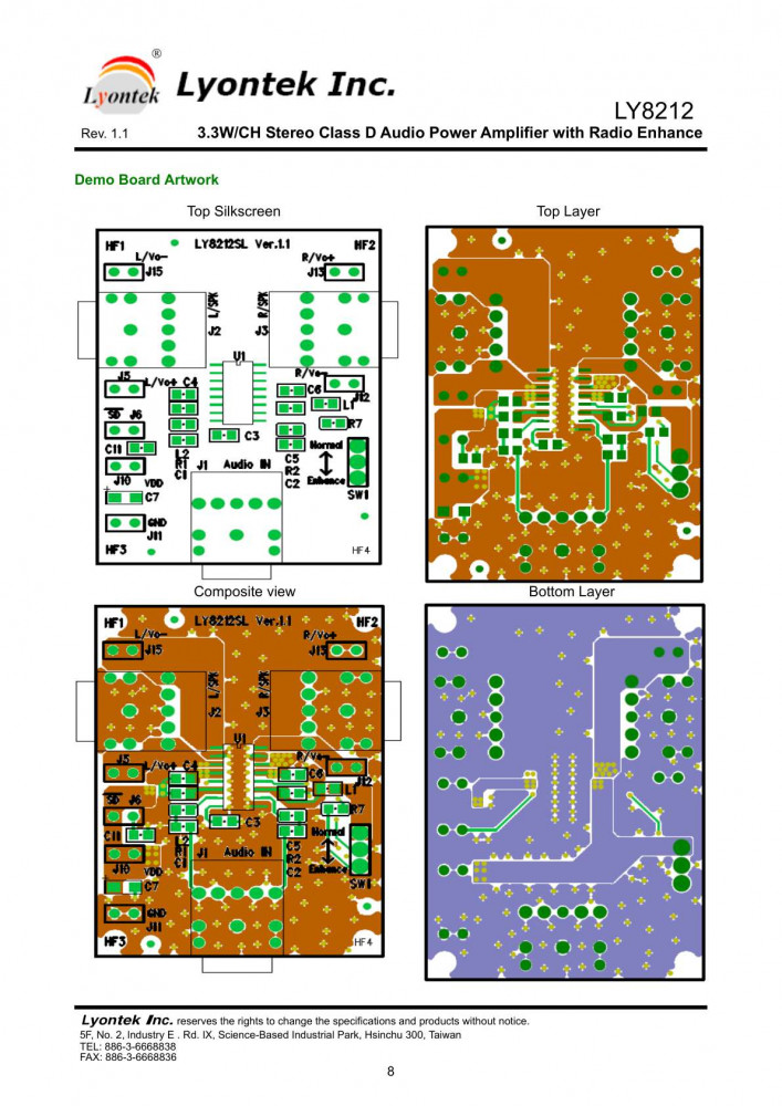 LY8212SLT datasheet page 8
