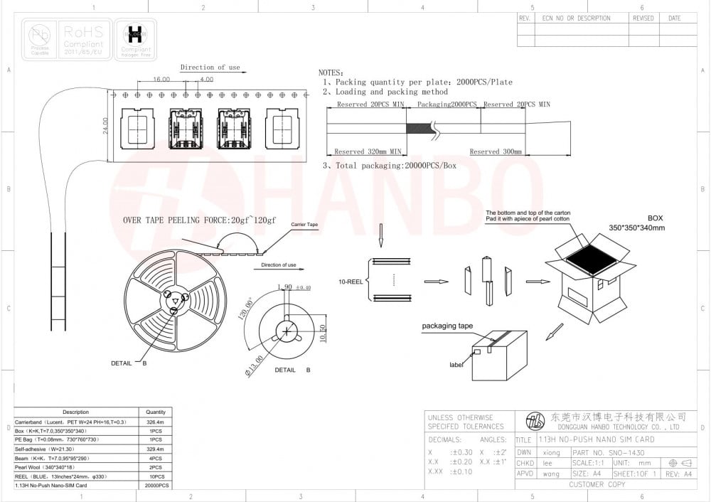 Hanbo Electronic SNO-1430 technical document page 2