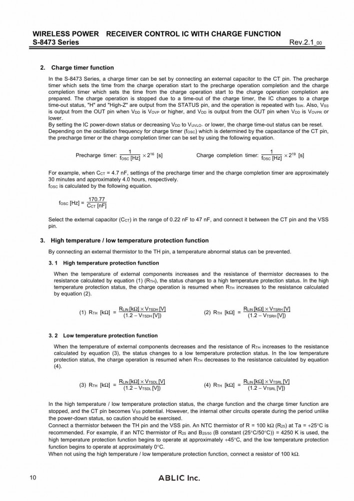 S-8473 datasheet page 10