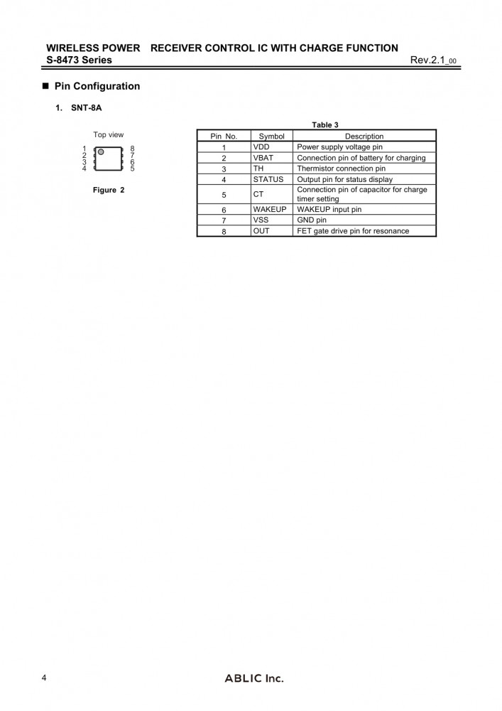 S-8473 datasheet page 4