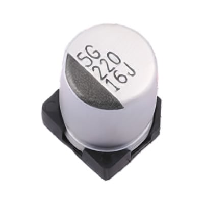 Lelon VEH221M1ETR-0810 Aluminum Electrolytic Capacitor