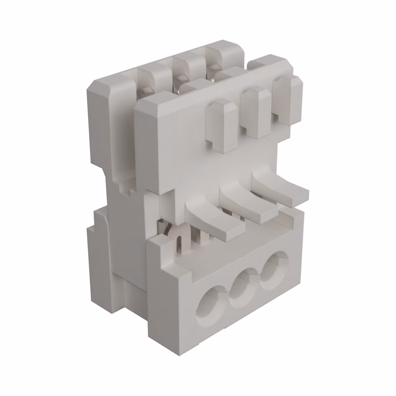 Appli-Mate RAST 2.5 Female Connector, 2.50mm Pitch, 3 Circuits, Position A Removed, Open Endwalls for sale
