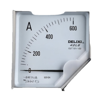 Delixi Electric 42L6A2000 Analog Panel Ammeter Chip for Electrical Current Measurement