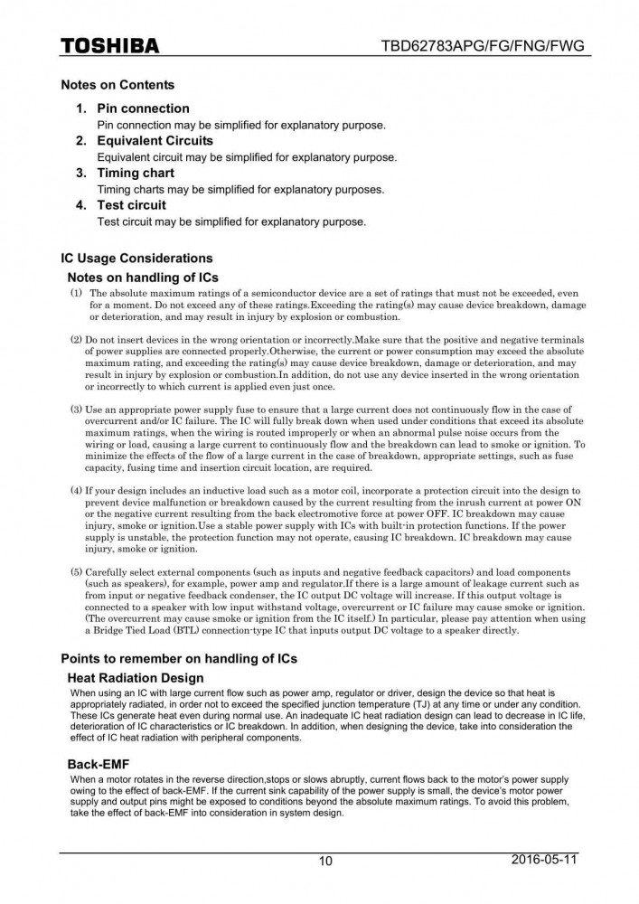 TBD62783A datasheet page 10
