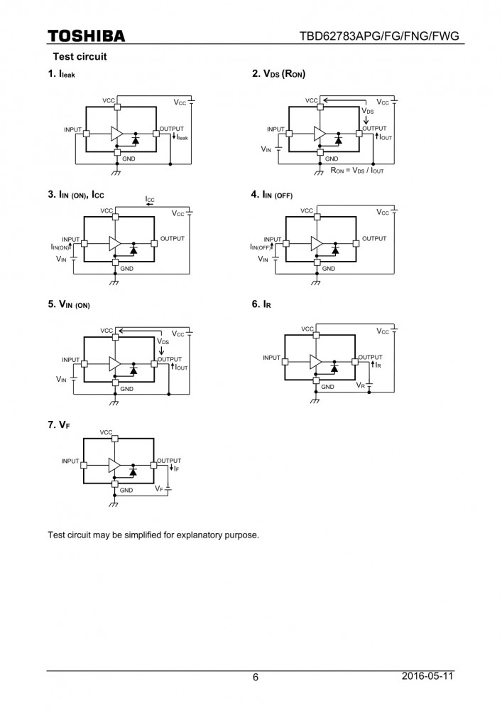 TBD62783A datasheet page 6