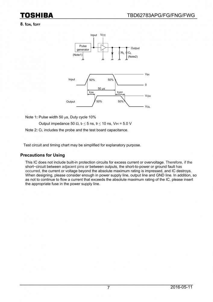 TBD62783A datasheet page 7