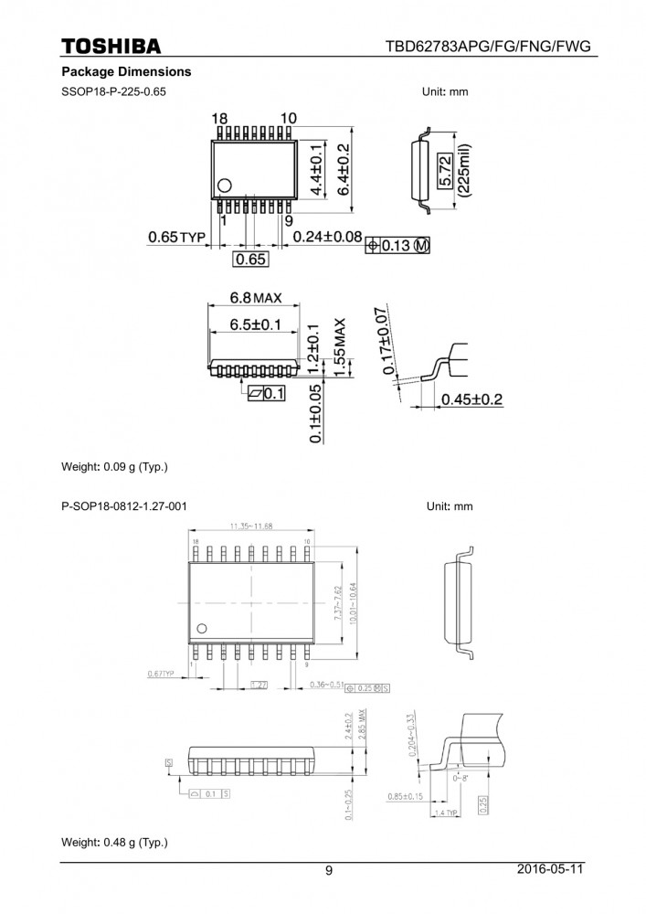TBD62783A datasheet page 9