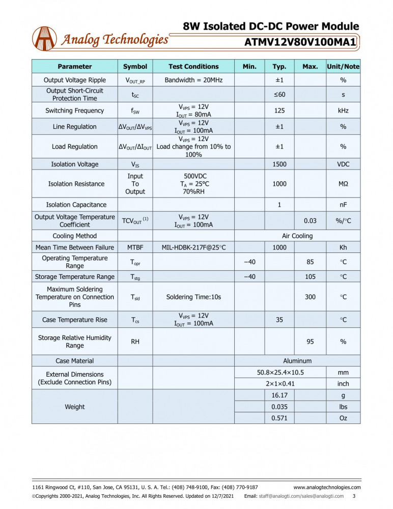 ATMV12V80V100MA1 datasheet page 3
