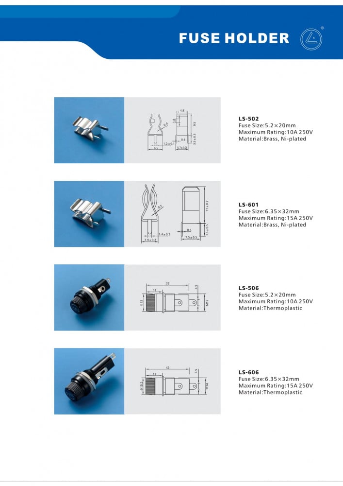 LANSON LS-601 technical document page