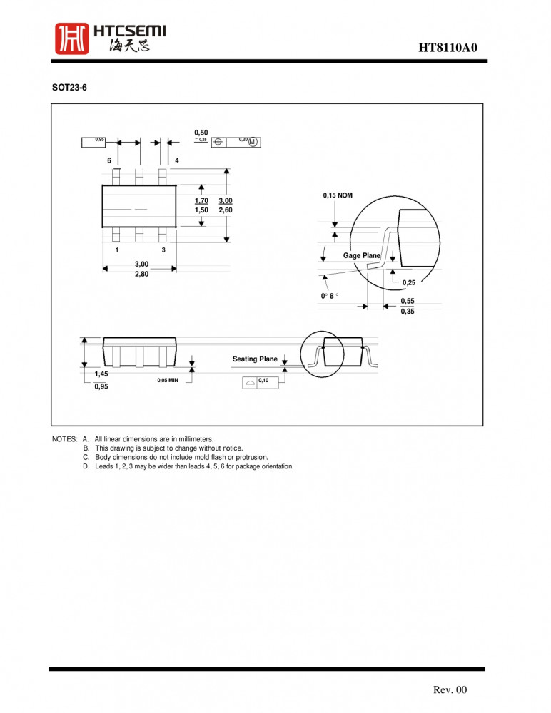 HT8110A datasheet page 9