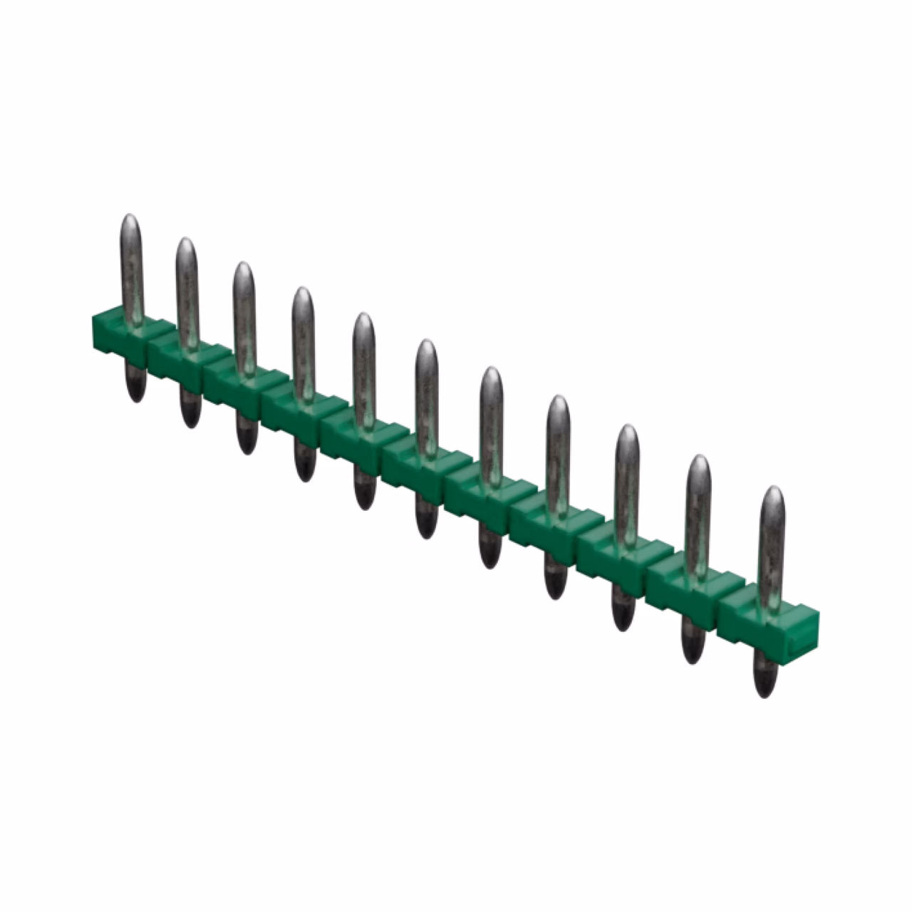5.00mm Pitch Eurostyle Vertical PCB Pin Header, Breakable, 11 Circuits for sale