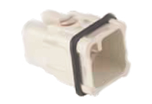 Heavy-Duty Crimp Contact Insert, Male, 15-Pole, 10A, for Turned or Stamped Crimp Contacts, Size 10A «49x16»