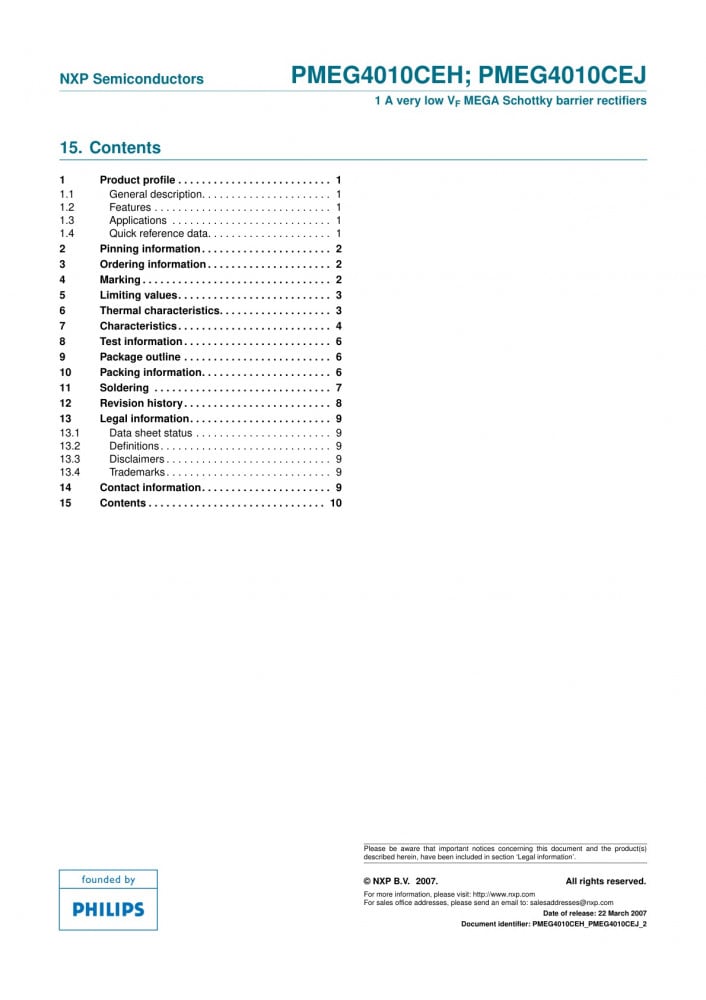PMEG4010CEJ datasheet page 10