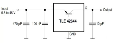 Infineon TLE4274D Linear Low Drop Out (LDO) Voltage Regulator