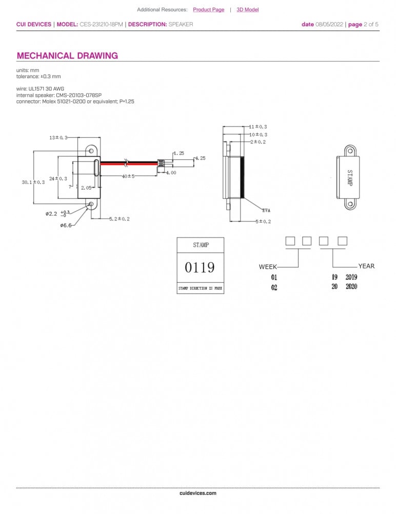 CES-231210-18PM datasheet page 2