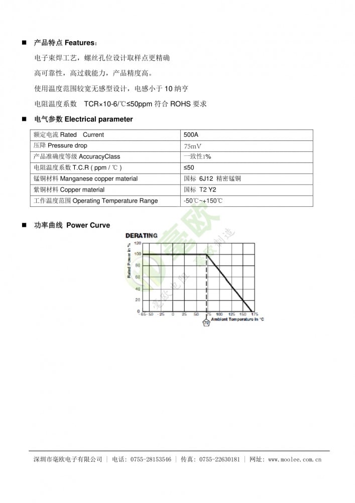 HoFL3-500A-75mV-1% acknowledgement page 3