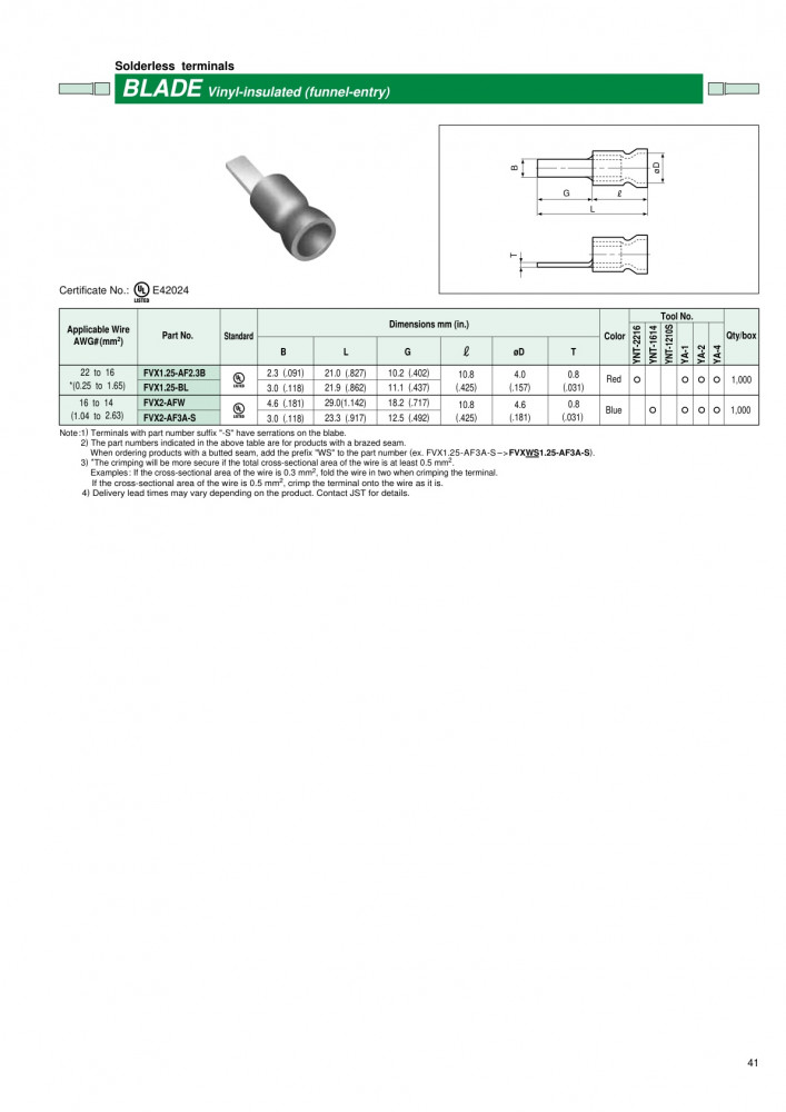 JST terminal documentation page 3